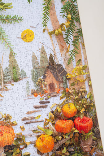 Jigsaw Puzzle: Pumpkin Patch – Sister Golden